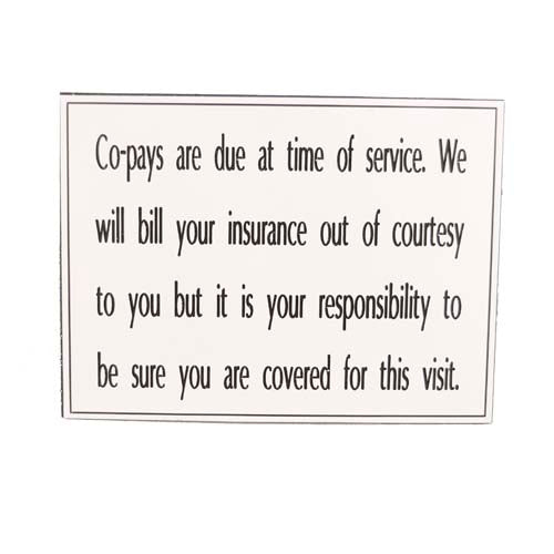 Office Policy Signs